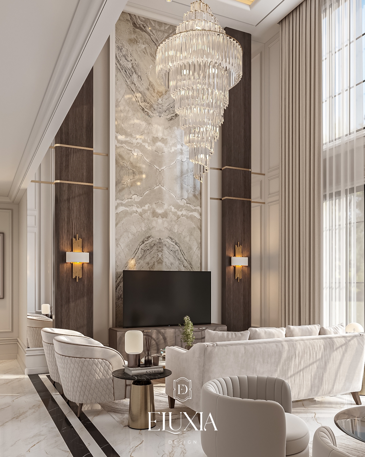 GDT Project Luxury Living Room/Lounge - Eluxia Design